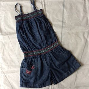 pumpkin patch | One Pieces | Pumpkin Patch Smocked Denim Onepiece ...